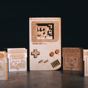 SVG Gameboy Lasercut With Interchangeable Diorama Cartridge for ...