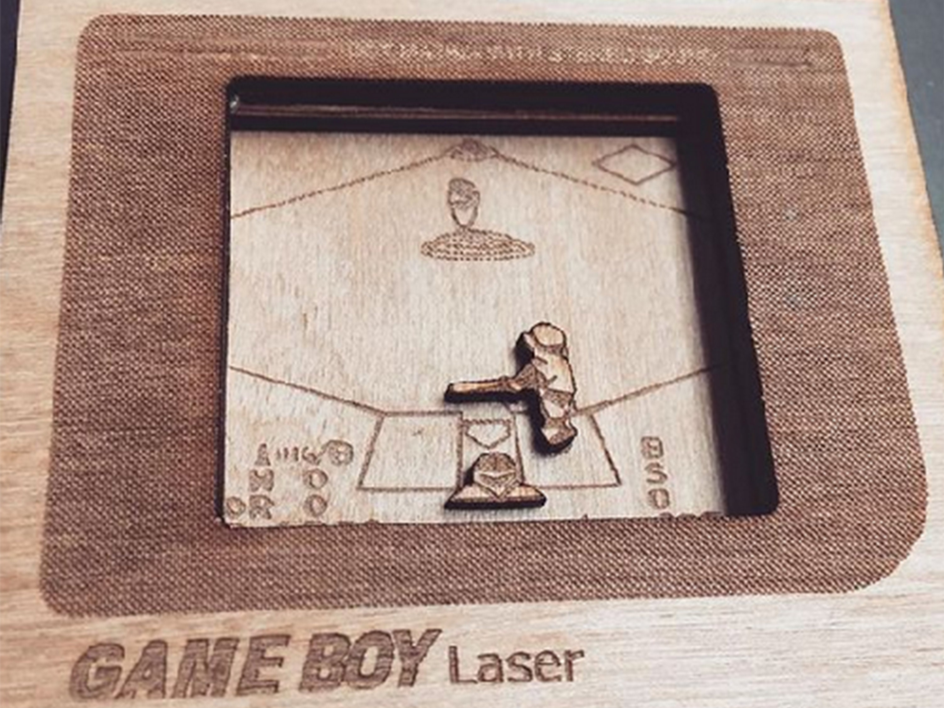 SVG Baseball Diorama Cartridge for Gameboy Laser - Etsy