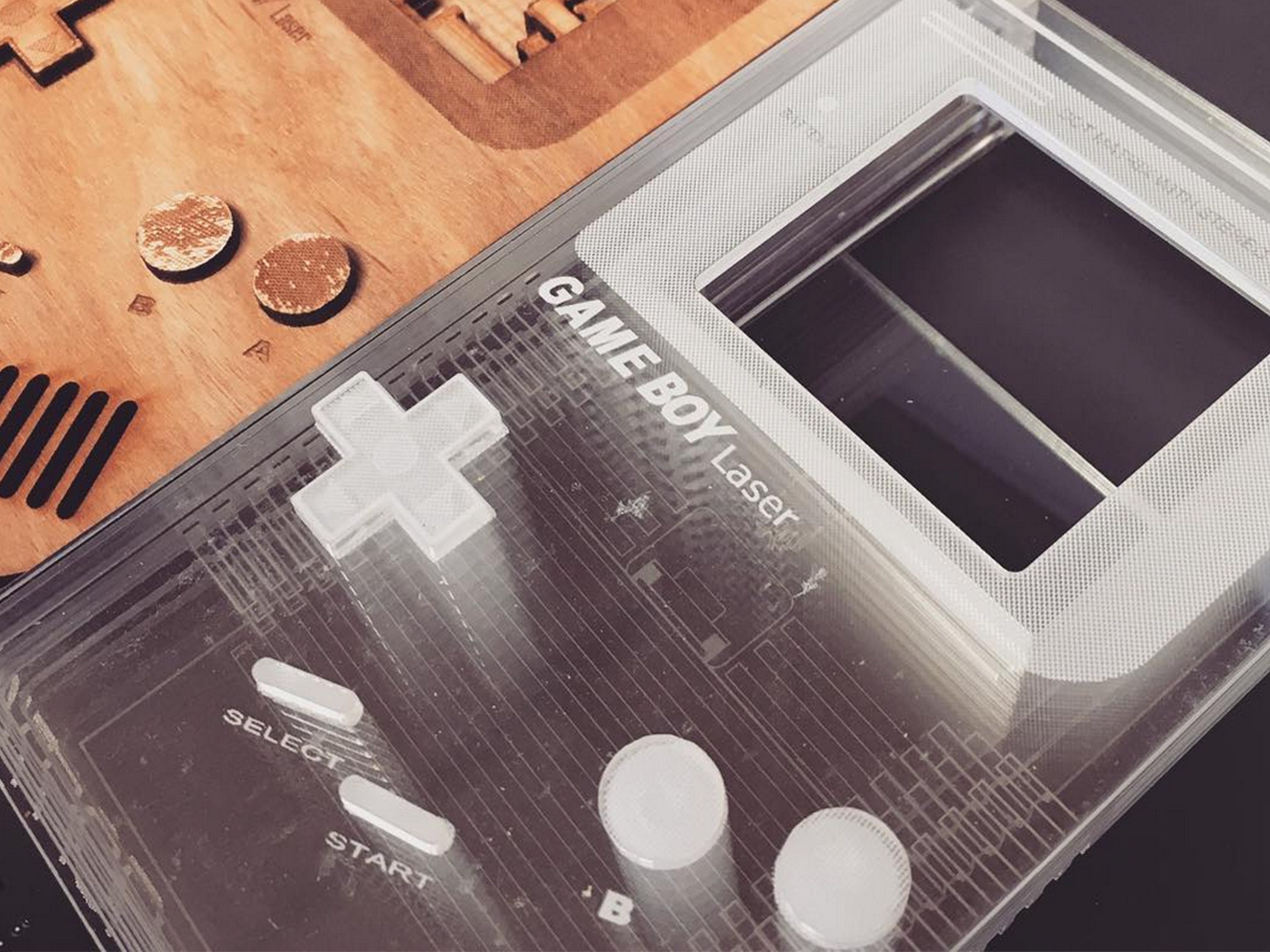 SVG Gameboy Lasercut With Interchangeable Diorama Cartridge for ...