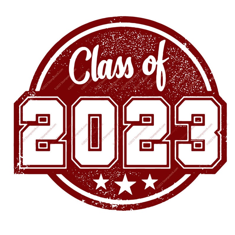 Class of 2023 Graduation Stamp Digital Vector Download - Etsy