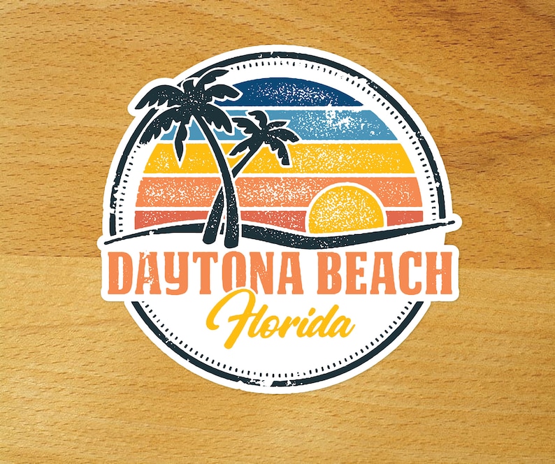 Daytona Beach Florida Spring Break 5.5" Sticker - Etsy