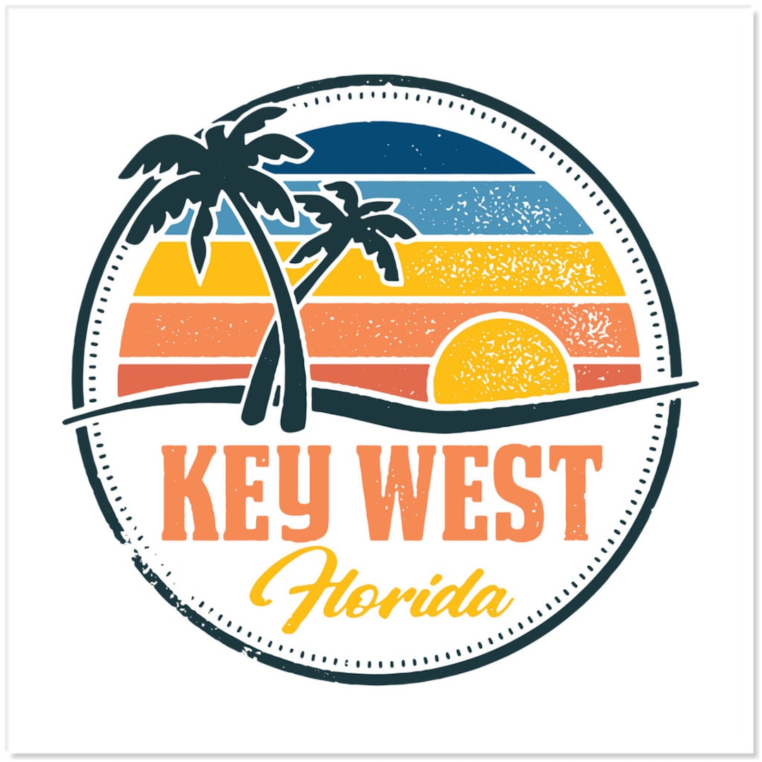 Key West Florida 5" Sticker - Etsy