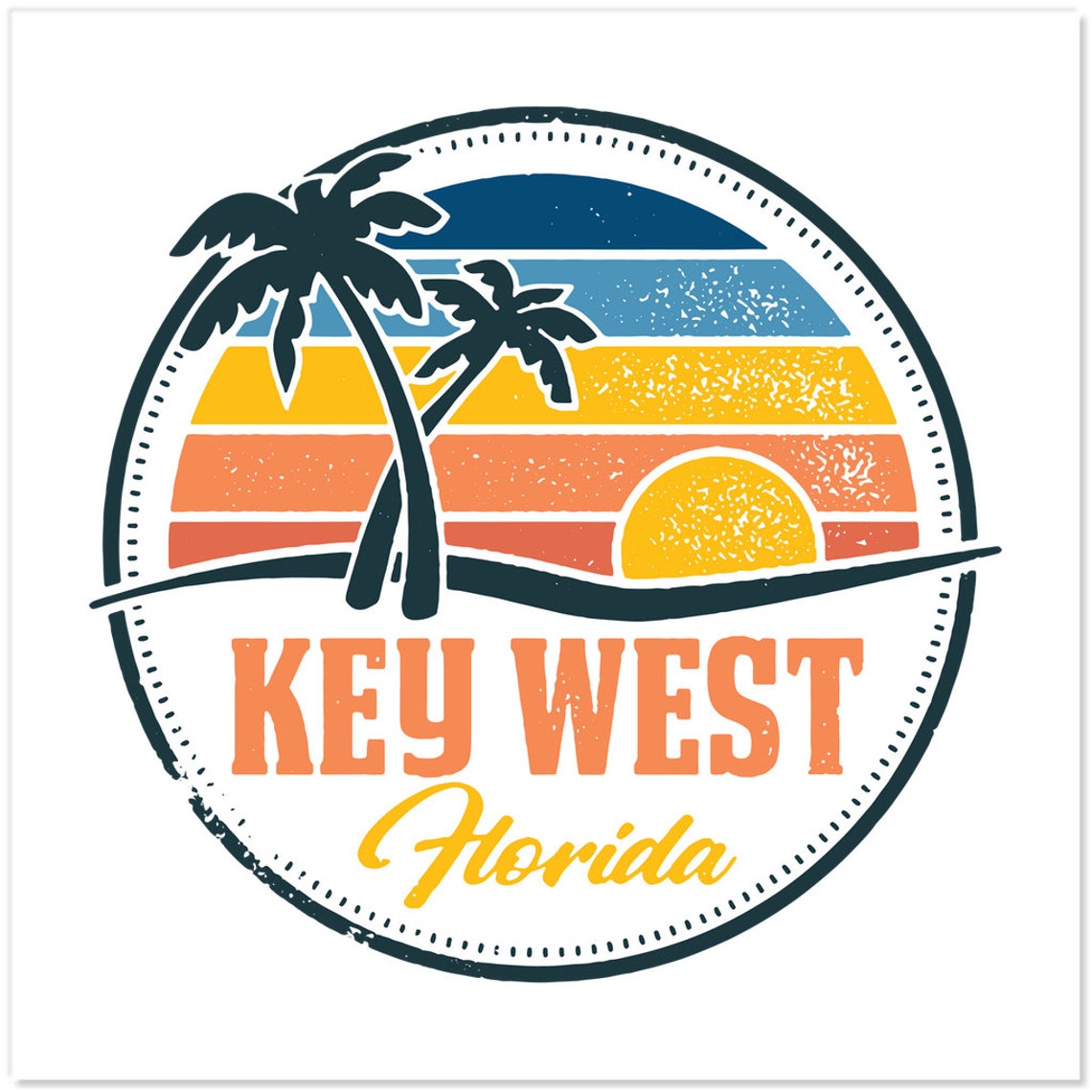 Key West Florida 5" Sticker - Etsy