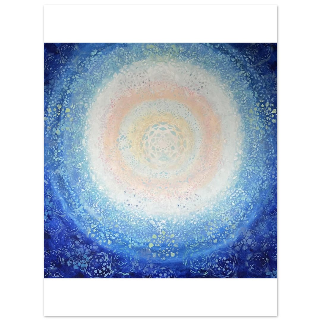Psychedelic Goddess. Original Painting by Dina Shneider. - Etsy