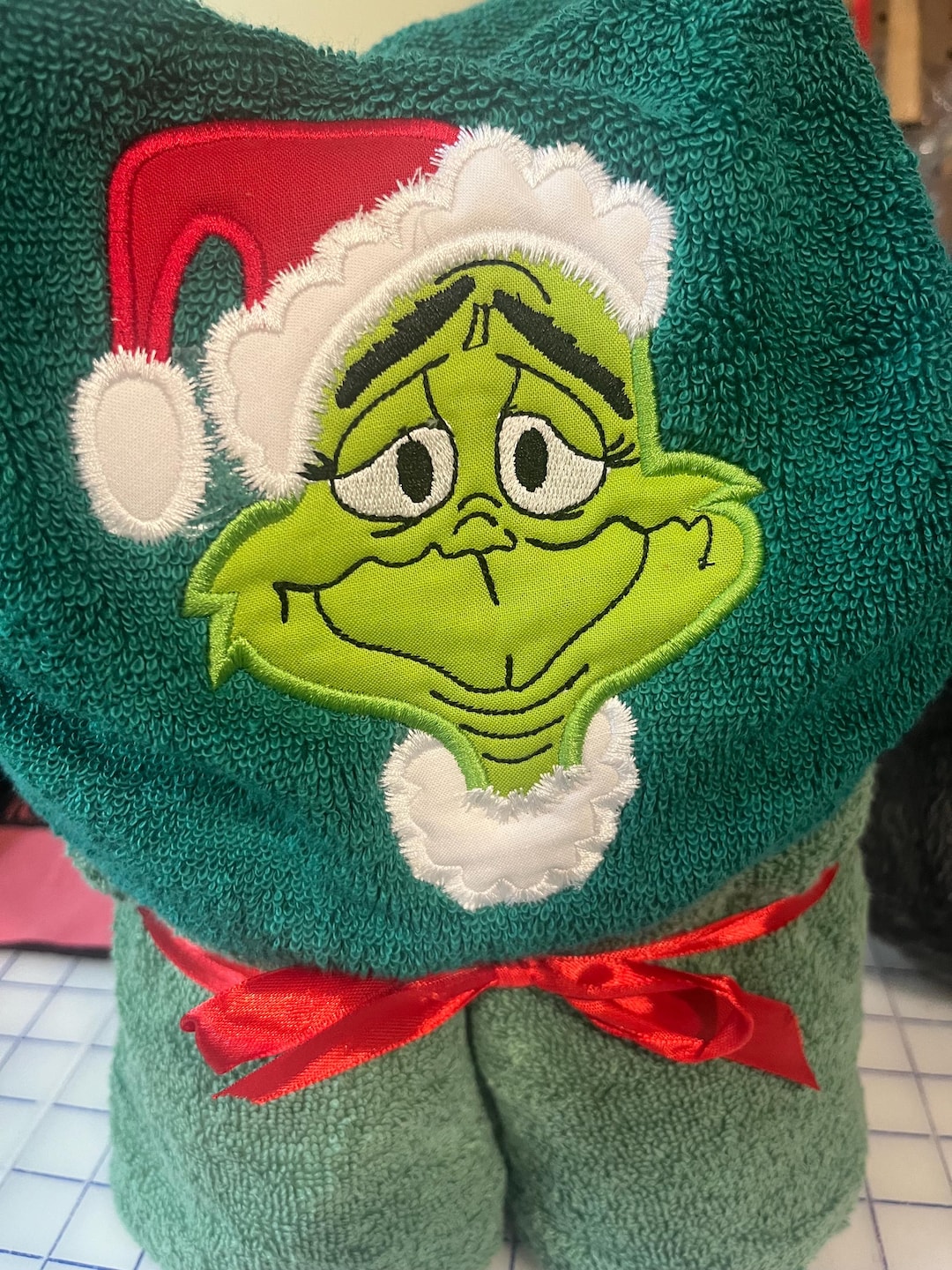 Green Fellow With a Small Heart Hooded Bath/beach Towel Free ...