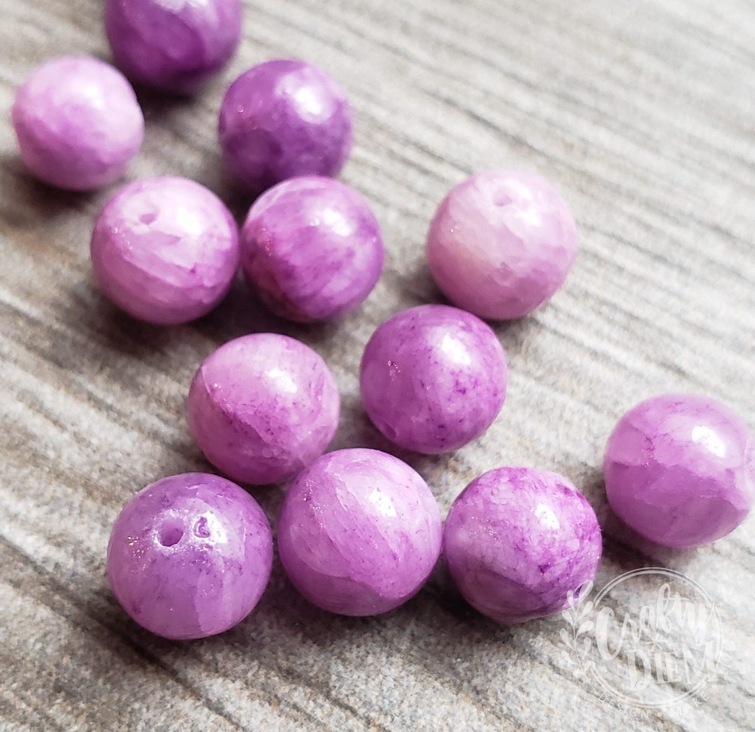 140 Semi-precious Lavender Dyed Quartzite Stone, 8MM Custom Jewelry ...