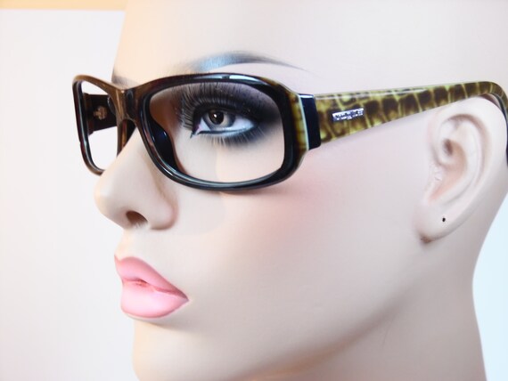 Vintage VOGUE 2367 Eyeglasses Used Frame Made in ITALY - Gem