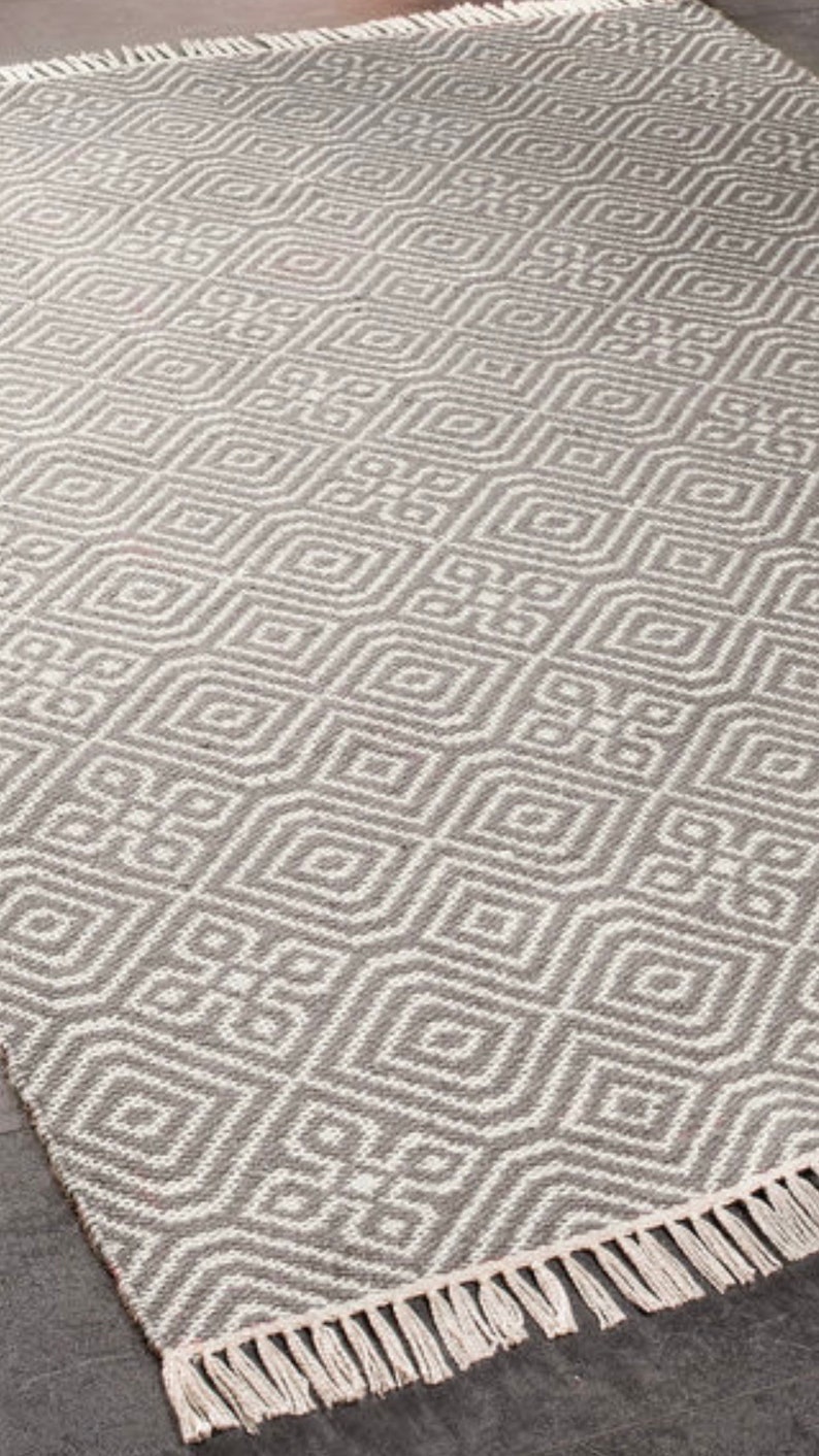 Diamond Pattern Indoor Outdoor Area Rug - Etsy