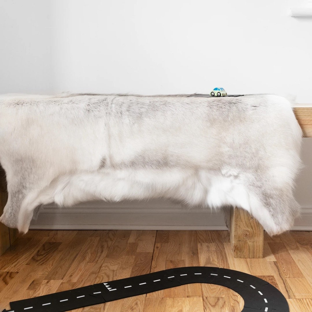 Scandinavian Reindeer Hide, Throw , Rug Light Hue - Etsy