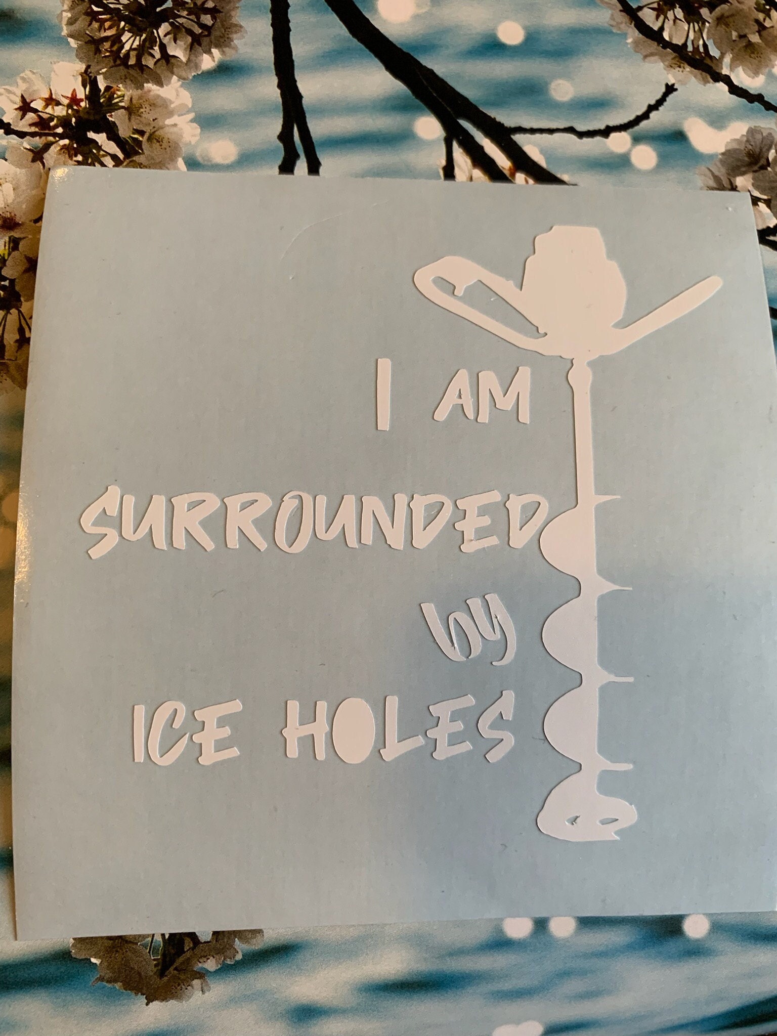 Decal Surrounded by Ice Holes - Etsy
