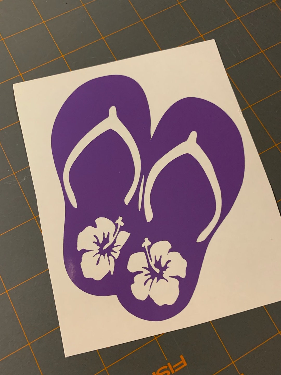 Vinyl Decal, Car, Laptop, Window, Auto, Camper, Rv, Flip Flops - Etsy
