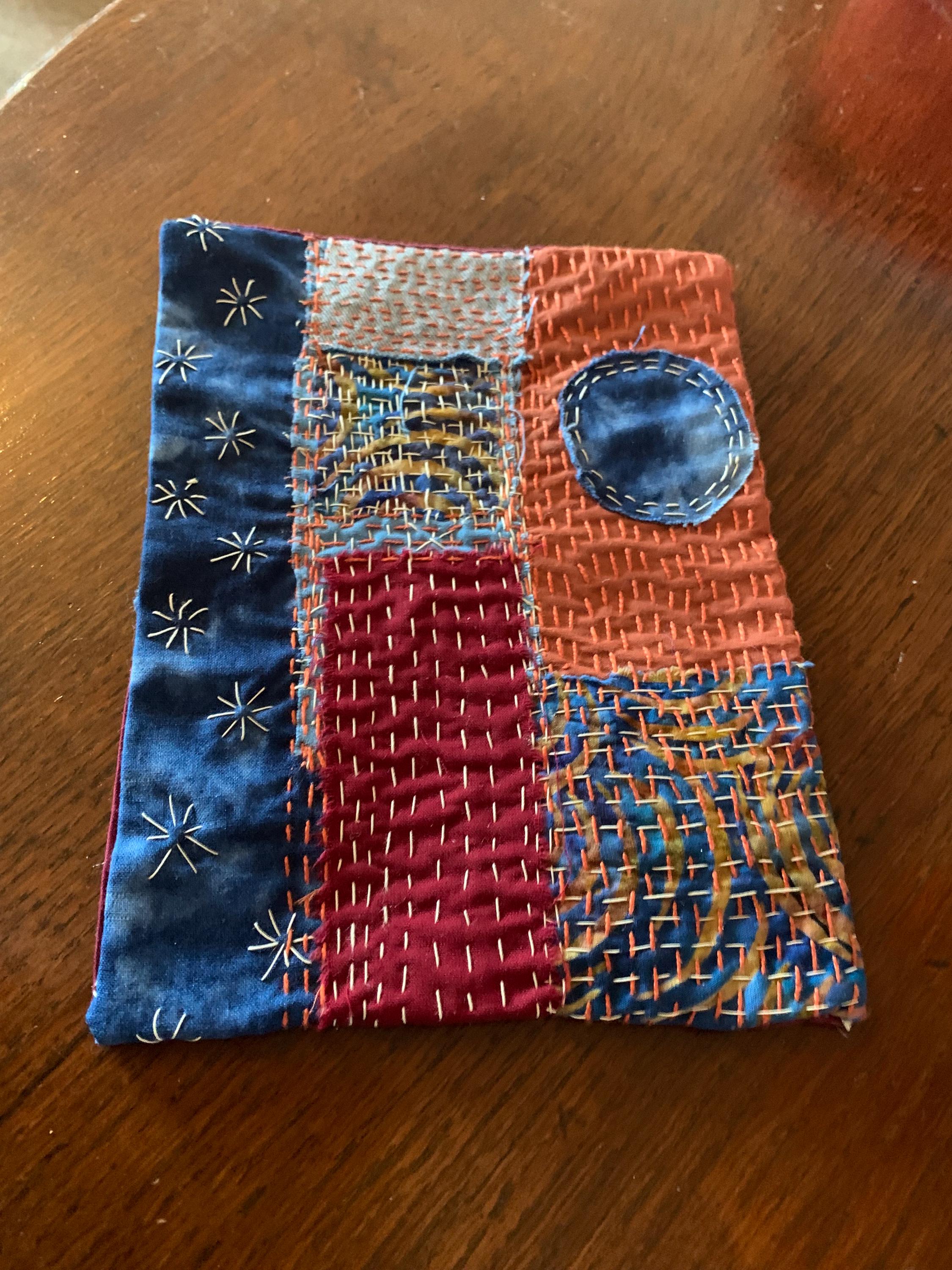 DIY Slow Stitch Mug Rug Kit | Mindful Patchwork Coaster - Etsy