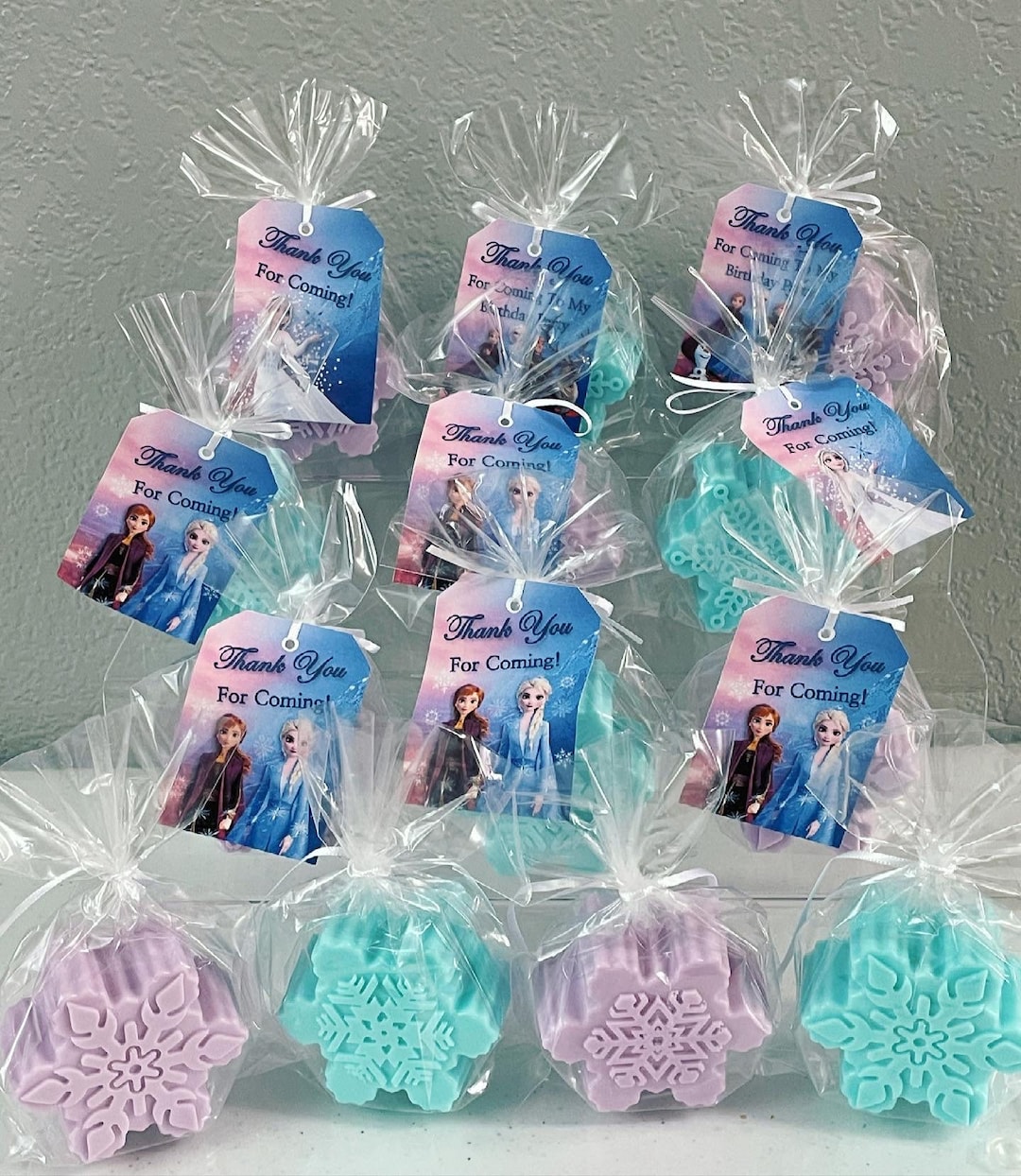 Snow Flakes Soap, Frozen Theme Soaps, Elsa Soap Favor, Disney Frozen ...