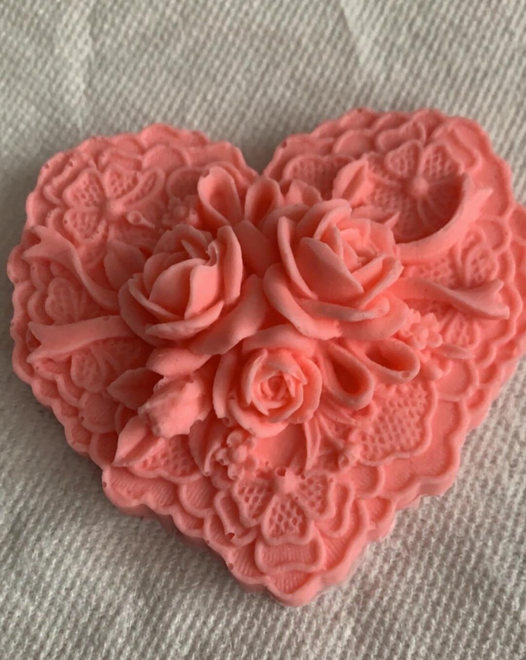 Hearts & Roses Soaps, Mother's Day Gift, Heart Soap, Roses Soaps ...