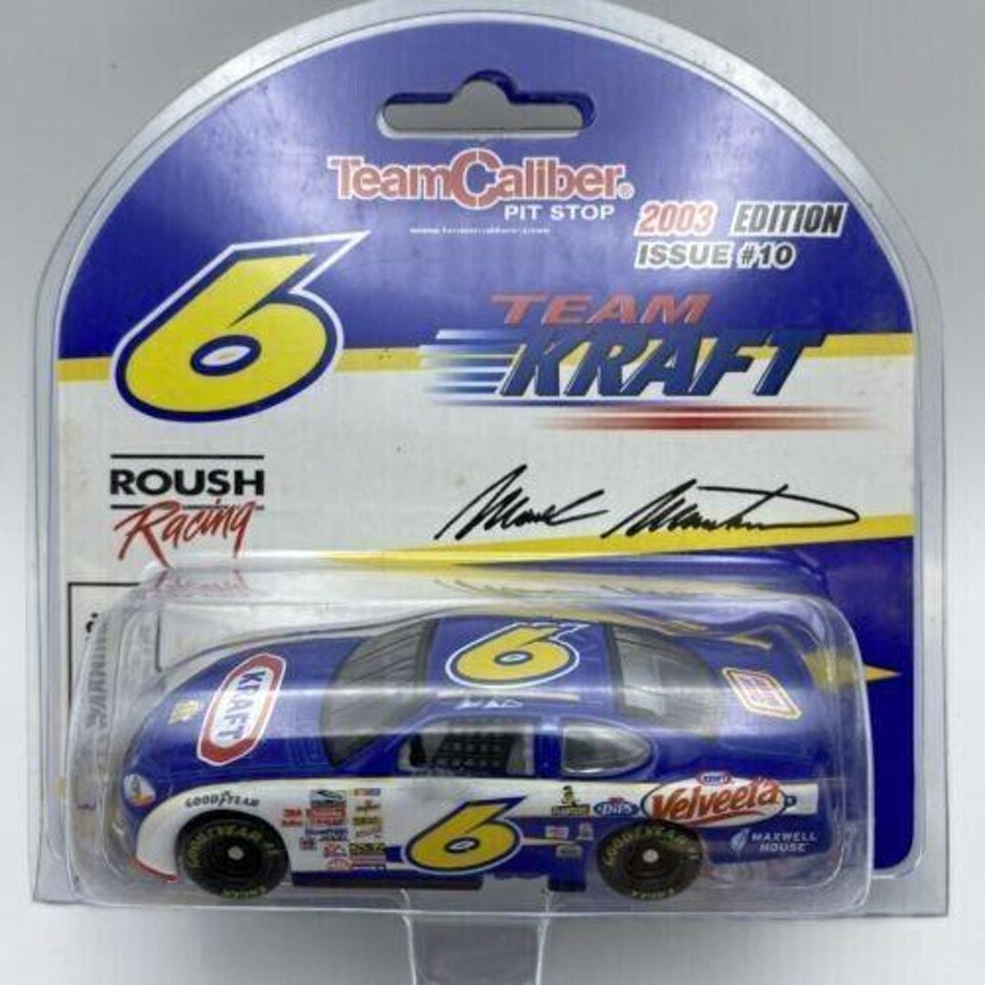 Team Caliber 2003 Mark Martin 6 Roush Racing Team Kraft Velveeta 1:64 ...