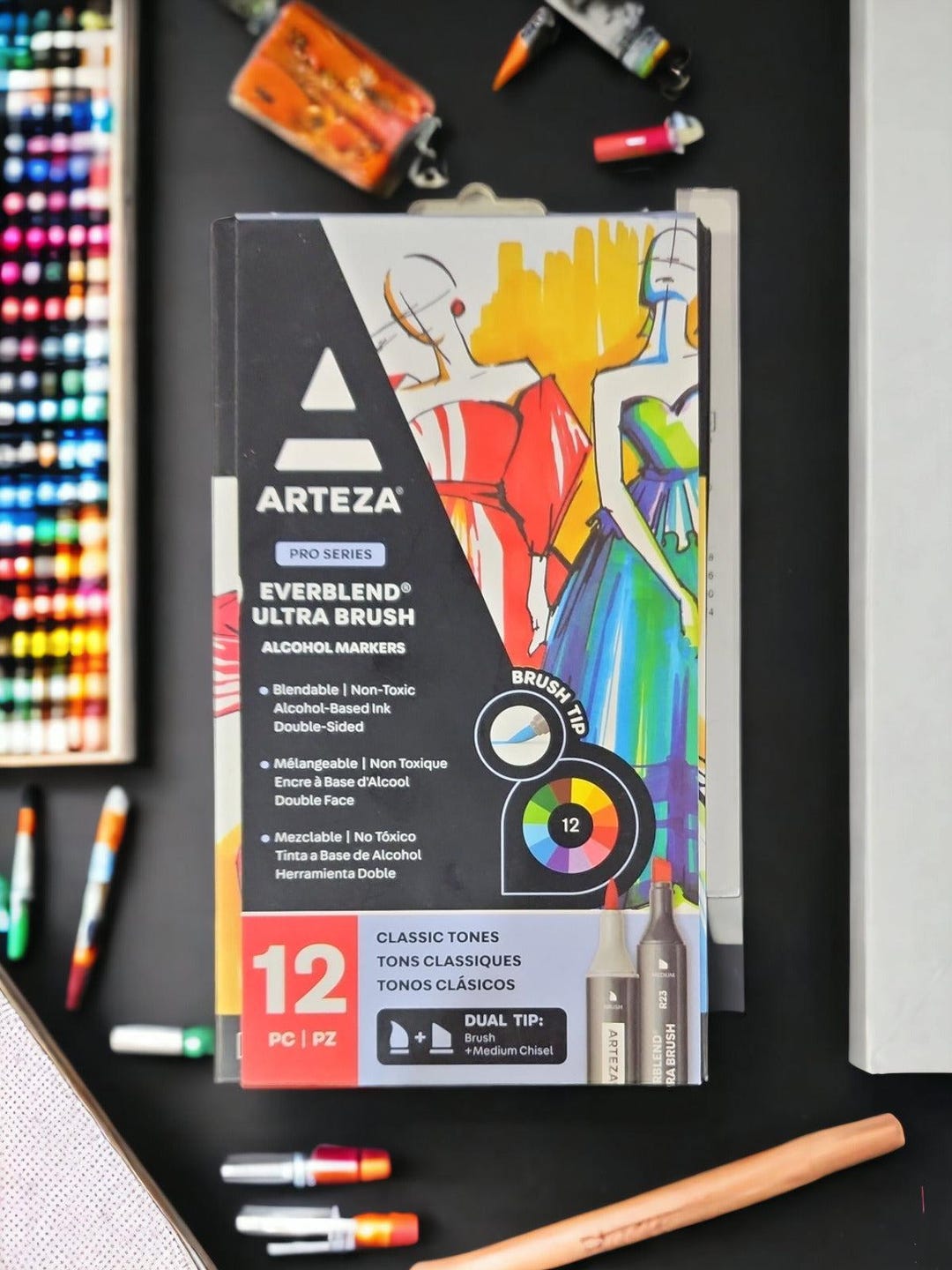 Arteza Pro Series Everblend Ultra Brush 12pc Marker Set 50004 NEW! - Etsy