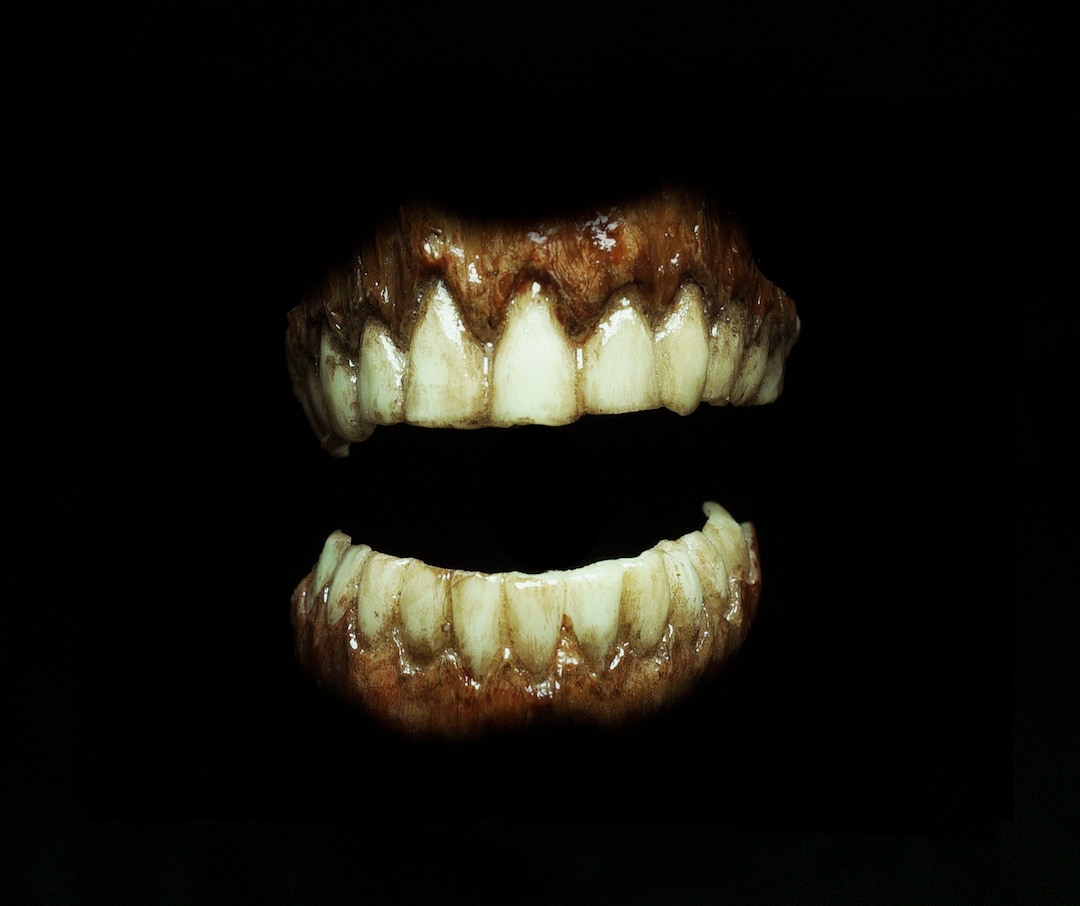 Frightening Clown Dentures for Halloween Cosplay: Creepy Monster Teeth ...