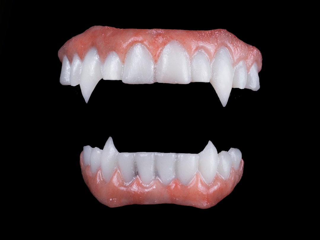 Vampire Fangs Top and Bottom Dentures - Etsy
