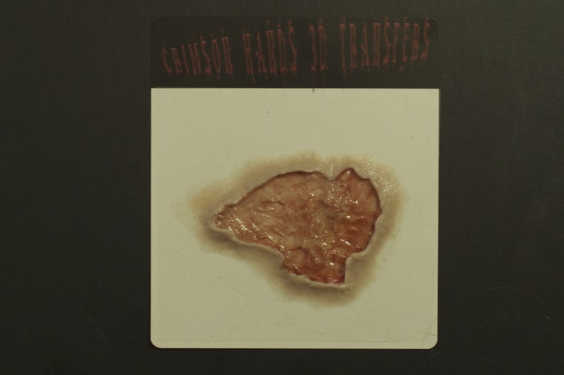 3d Transfer zombie Wound Horror Cosplay | Etsy