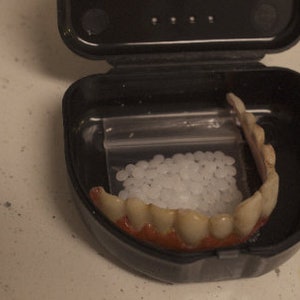 Dual Fang Dentures: Werewolf, Vampire & Creature Teeth for Halloween ...
