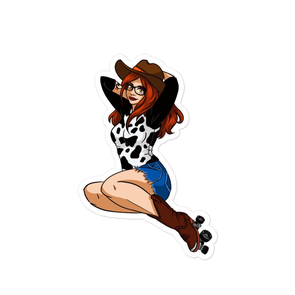 Cowgirl Pinup Etsy