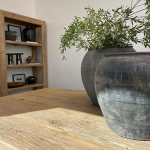 Large Vintage Clay Pot, Olive Tree Pot, Authentic Vintage Pottery ...