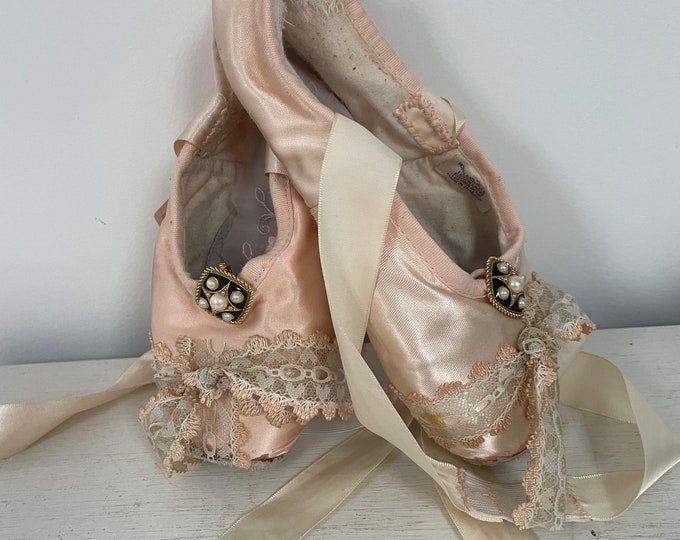 Vintage Ballet Pointe Shoes - Etsy