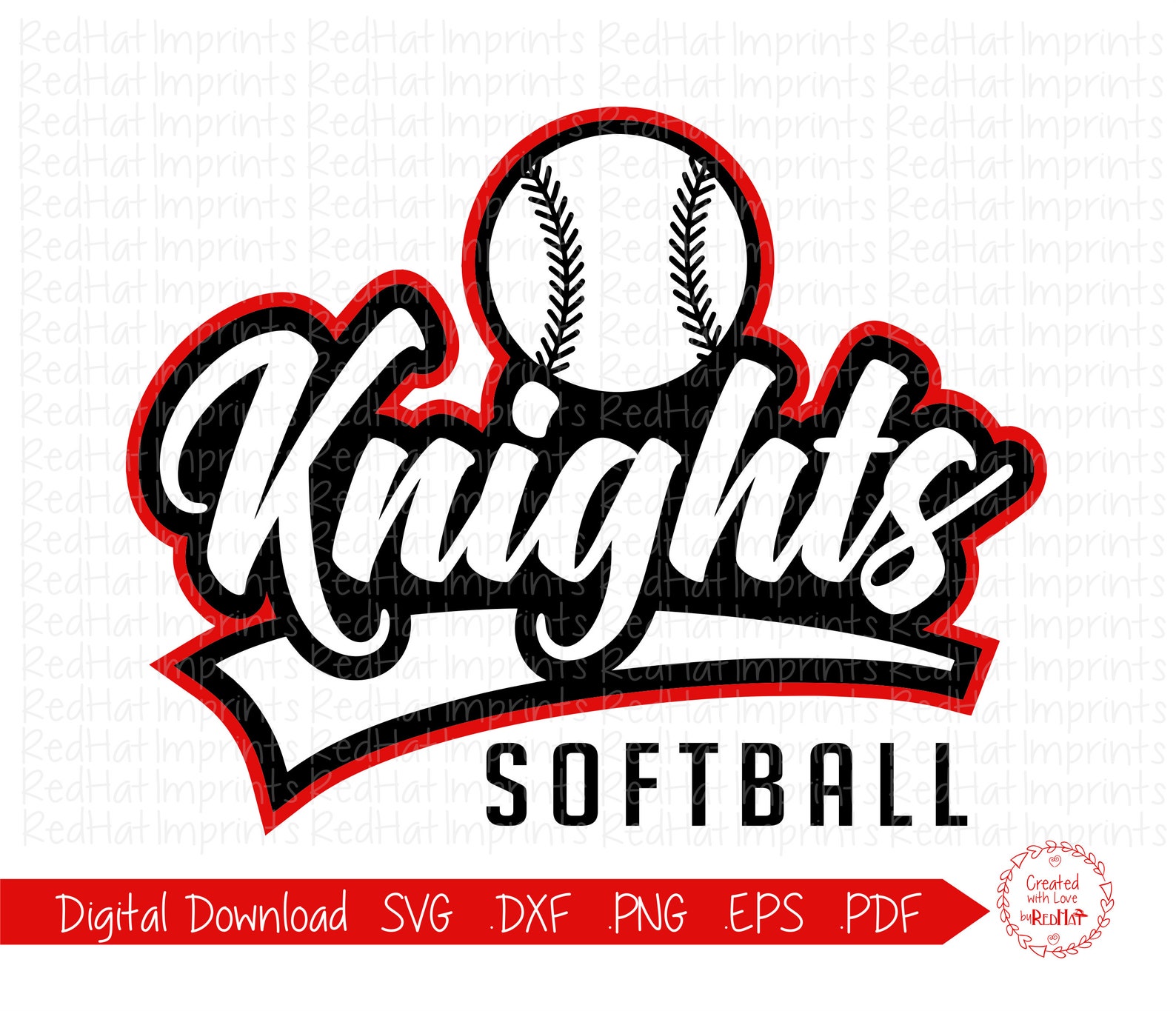 Knight Softball Svg Softball Svg Knights Softball Svg Etsy