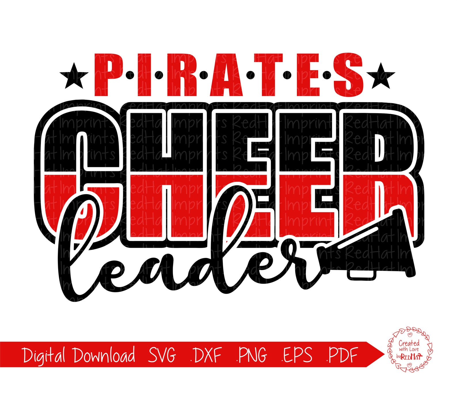 Pirate Cheer svg Pirate Cheerleading svg Pirate Cheerleader | Etsy