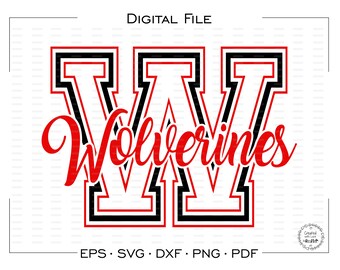 Wolverine Mascot Svg | Etsy