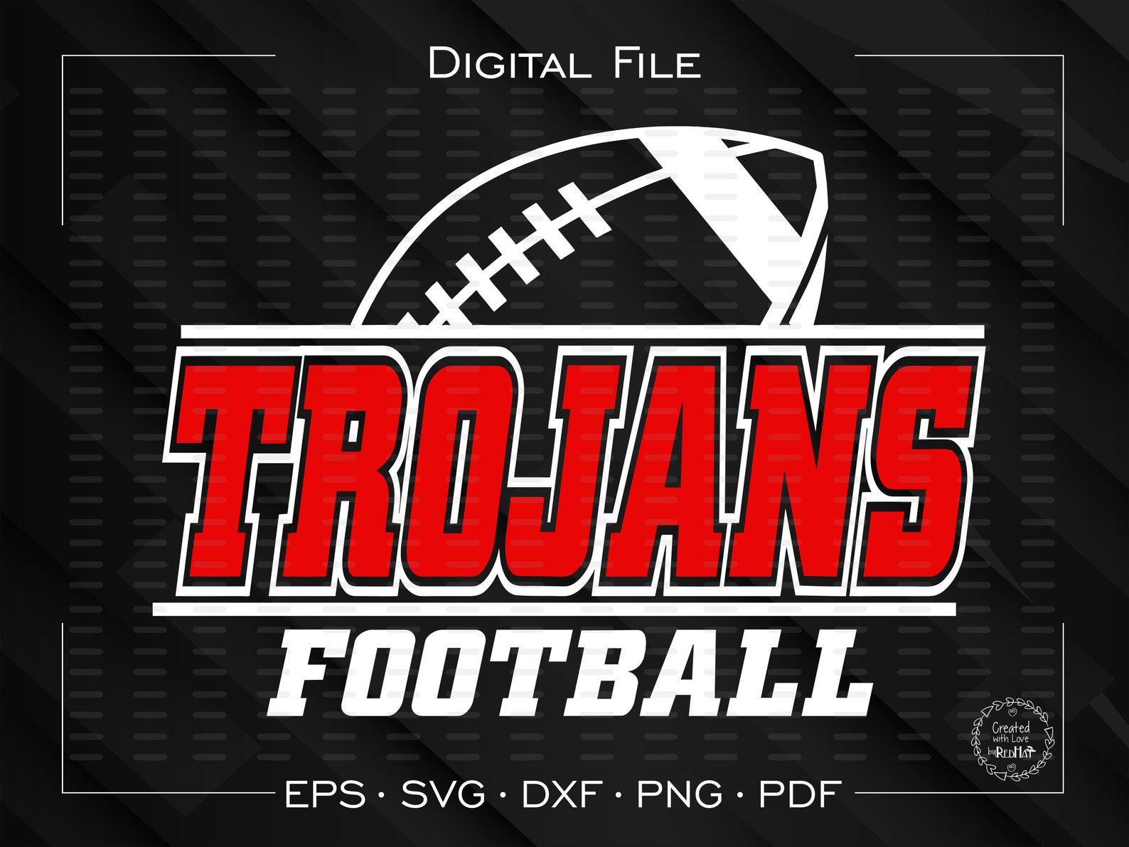 Fútbol svg Trojan Football svg Trojans Football svg | Etsy