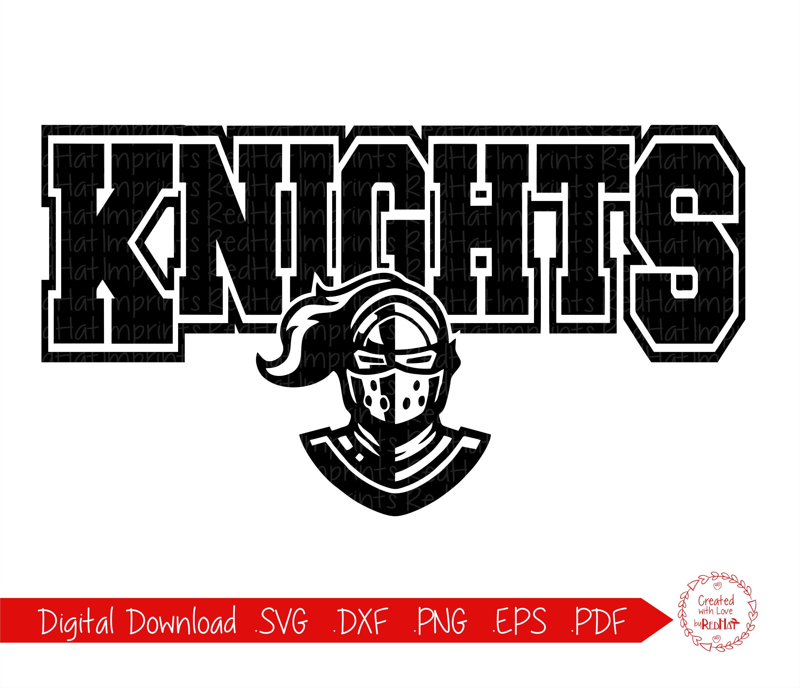 Knights Svg Knight Svg Mascot Knight Knights Svg Dxf Etsy