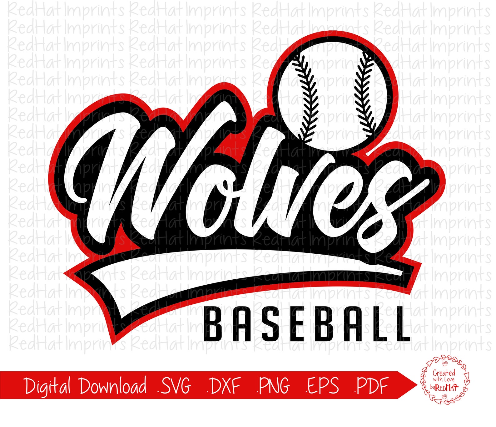 Wolf Baseball svg Baseball svg Wolves Baseball svg Wolf | Etsy