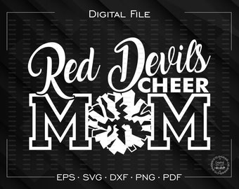 Red Devils Cheer Svg | Etsy