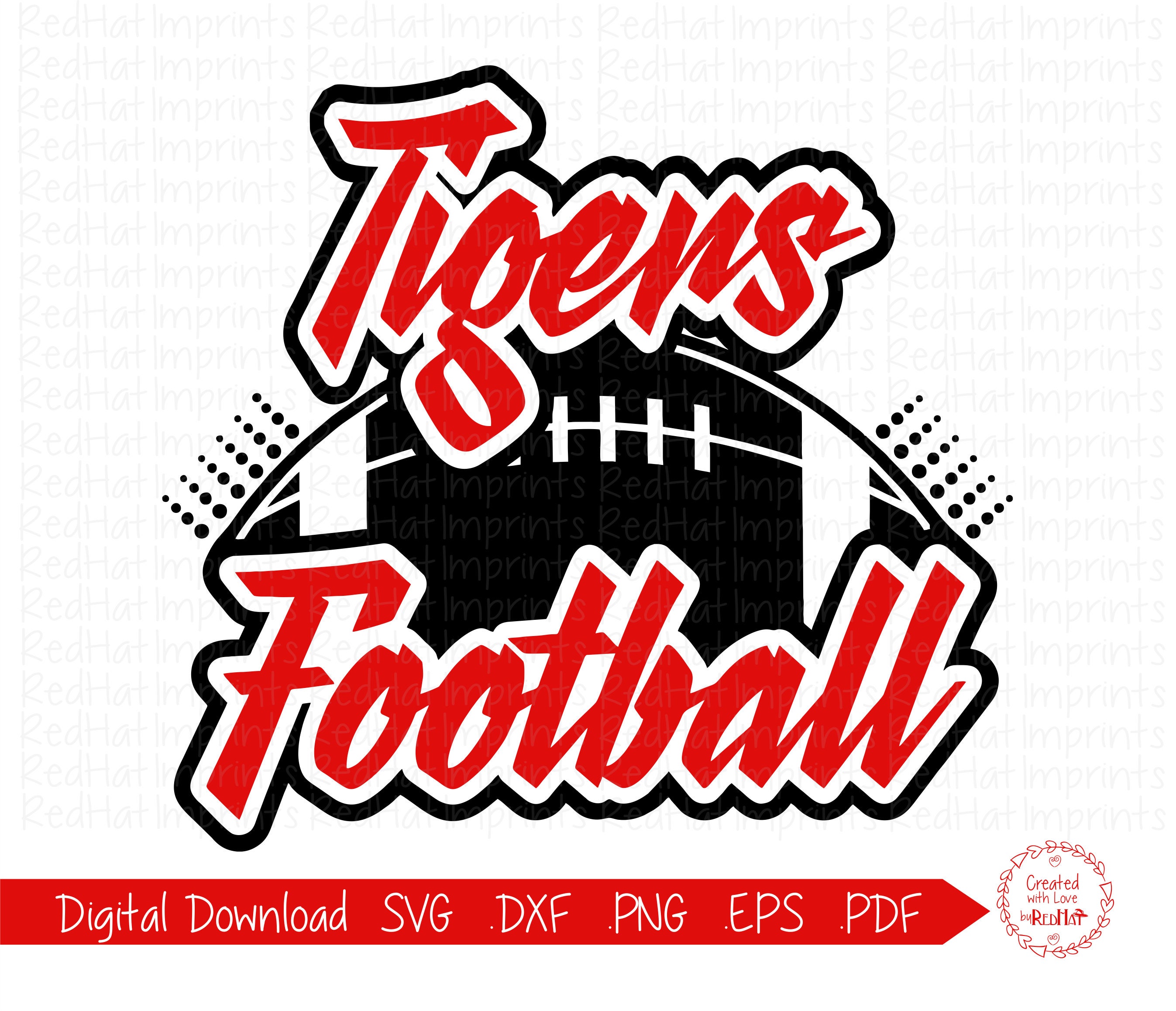 Tiger Football svg Tigers Football svg Football svg Tiger | Etsy