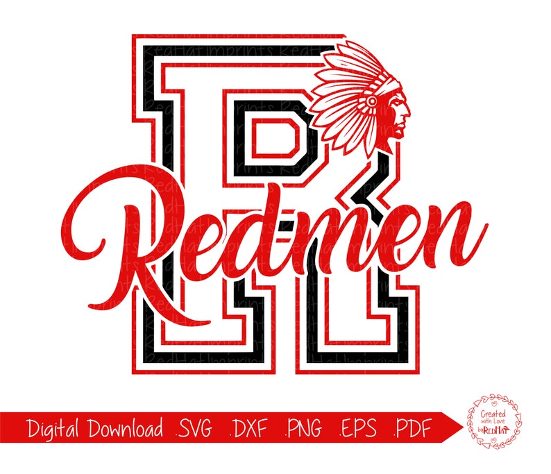 Redmen svg Redman svg Mascot redman redmen svg dxf png | Etsy