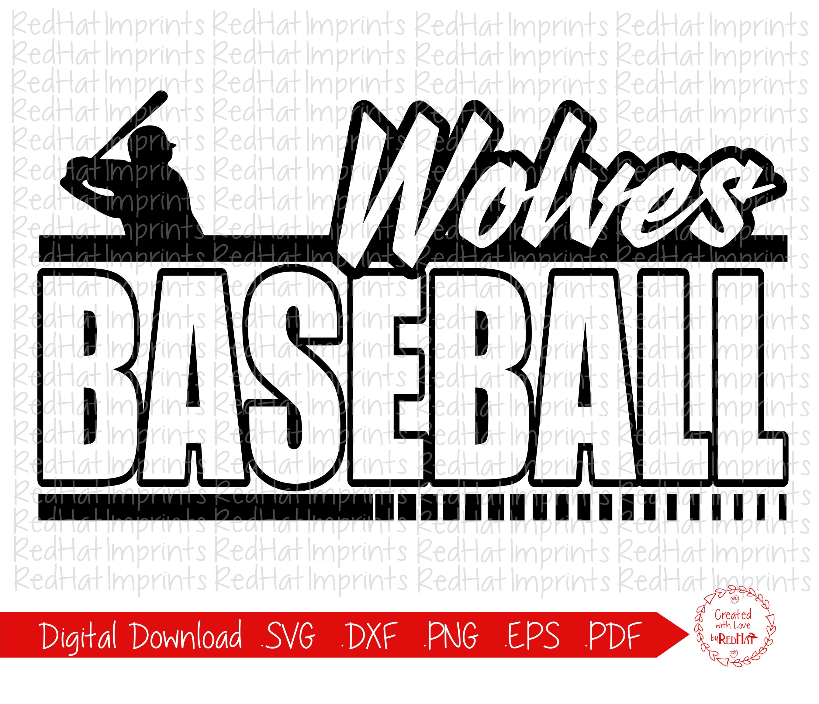 Wolf Baseball svg Baseball svg Wolves Baseball svg Wolf | Etsy