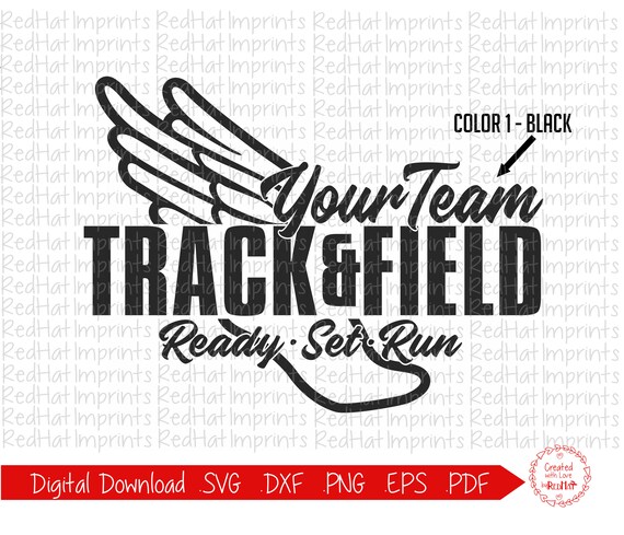 Track svg Track & Field svg Track Digital File Custom | Etsy