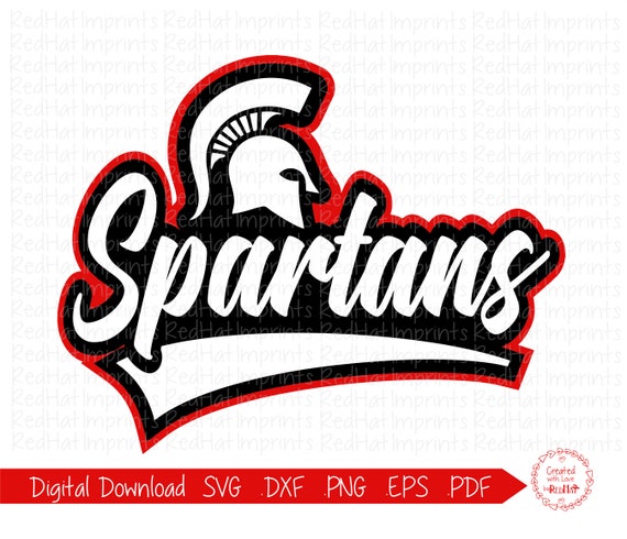 Spartan svg Spartans svg Spartan Mascot Spartans svg | Etsy