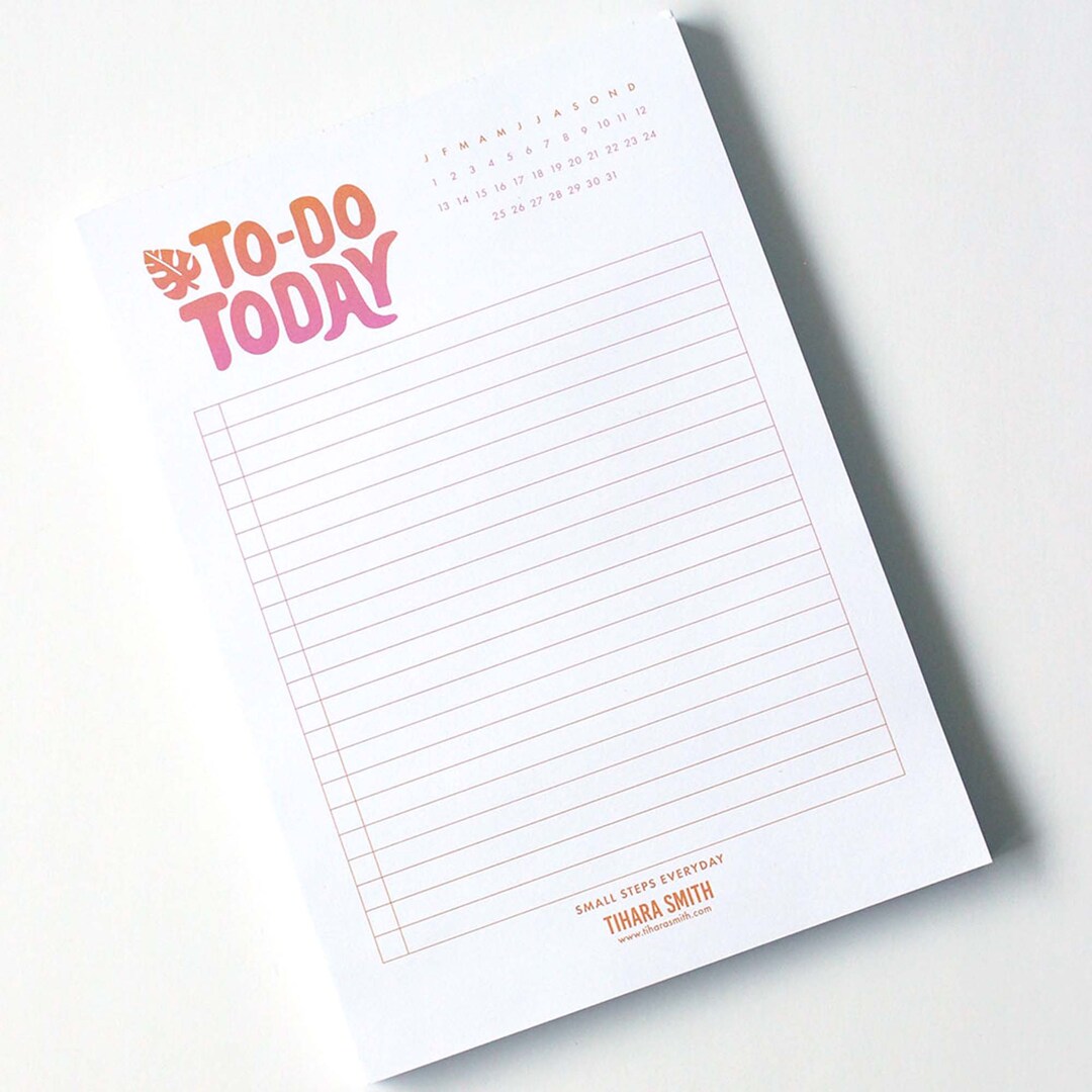 To-do List Notepad - Notepad Planner - Notepad Cute - Stationery Gifts ...