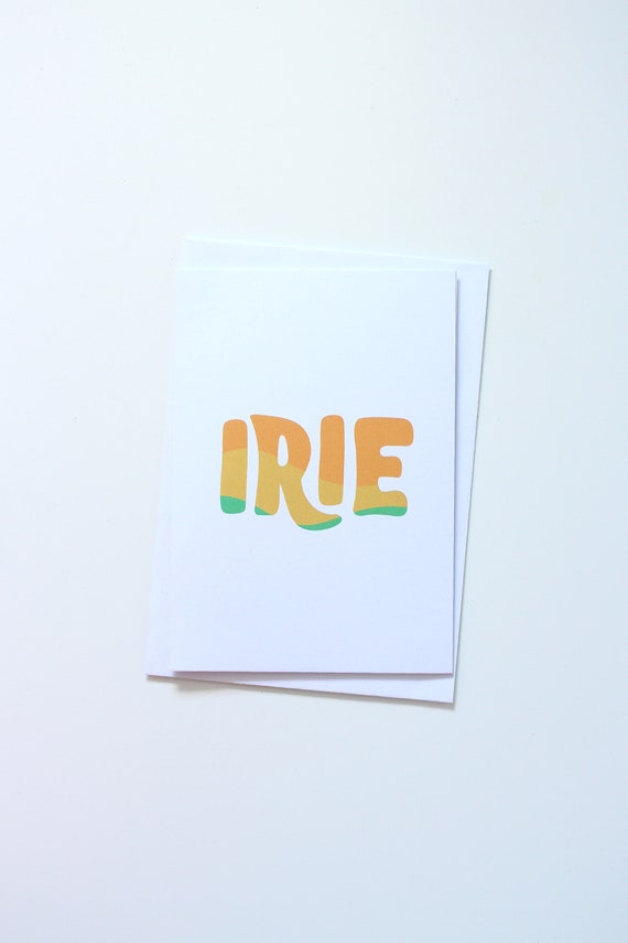 Irie Card Caribbean Greeting Card Jamaica Birthday | Etsy