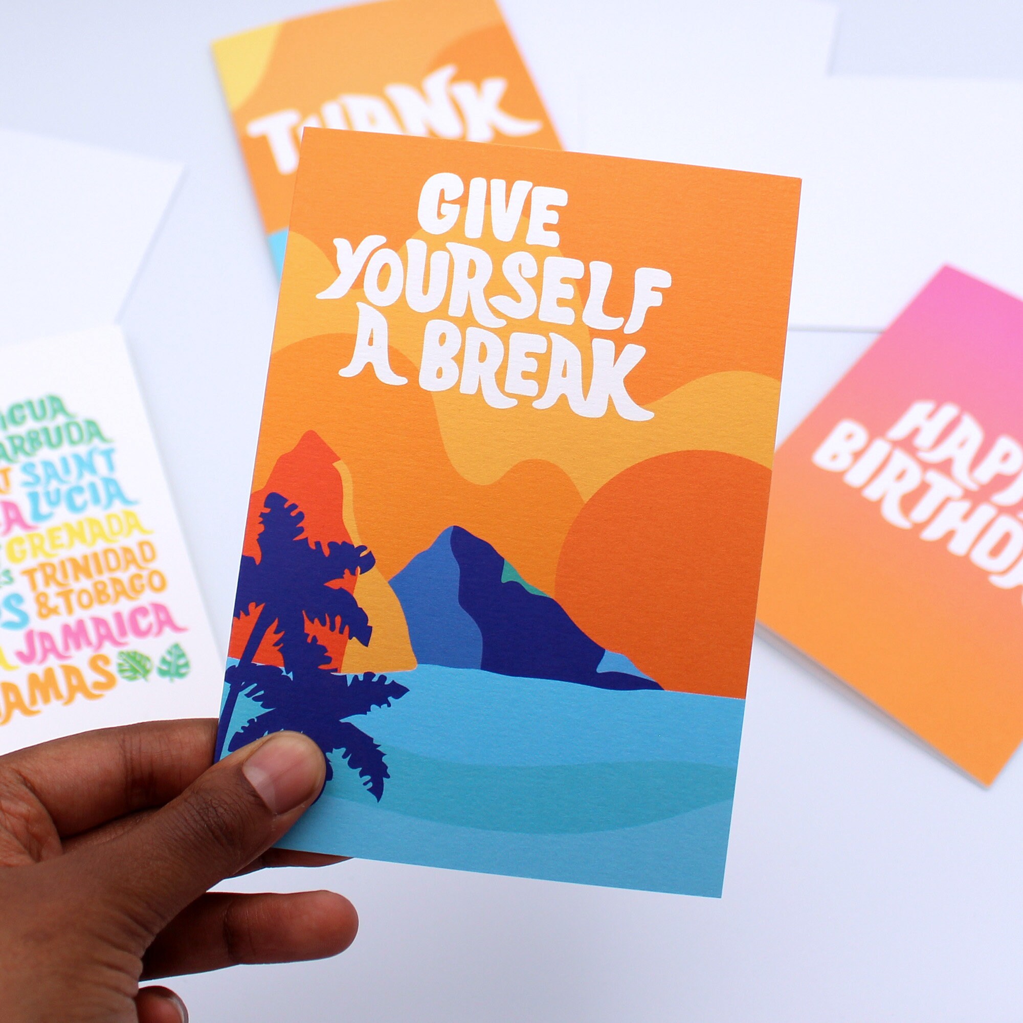 Give Yourself a Break Card - Beach - Tropical - Uplifting Card ...