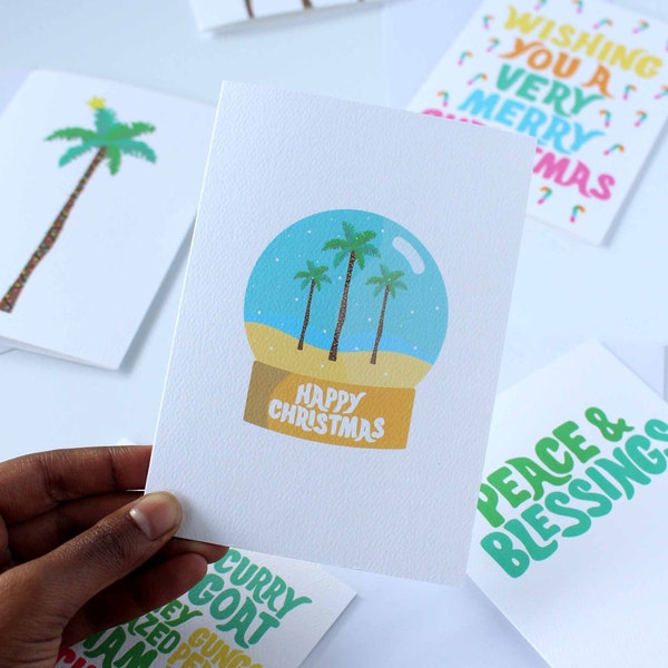 Tropical Christmas Card - Etsy