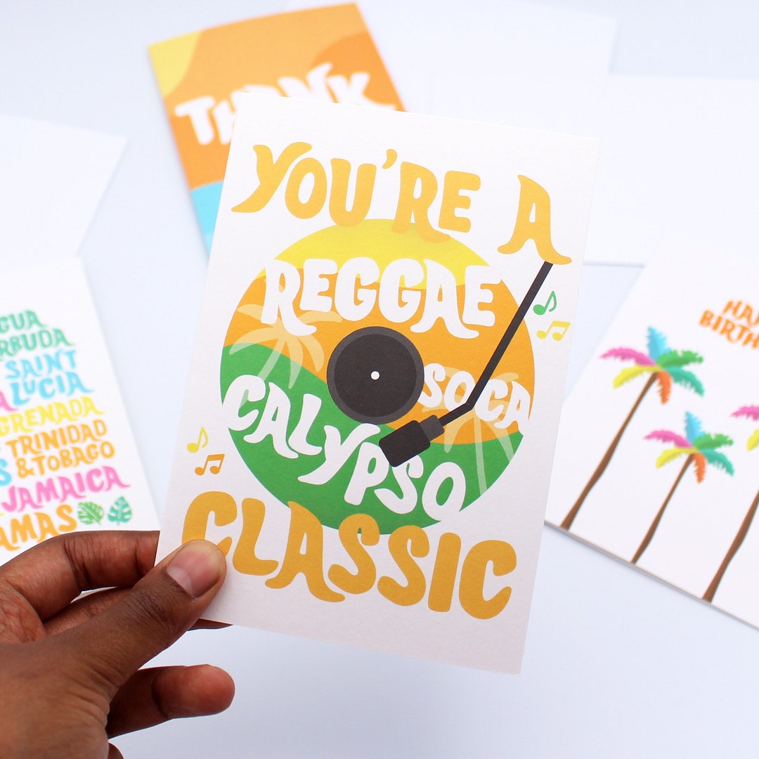 You're a Classic Card - Birthday Card - Reggae - Soca - Calypso ...