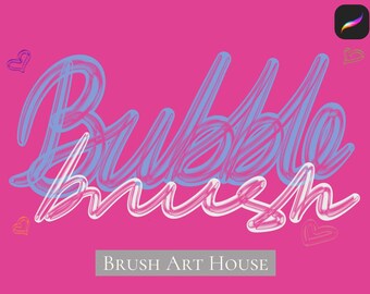 Bubble Procreate Brush. Procreate Brushes. Cute Bubble Stamp. Bubble ...