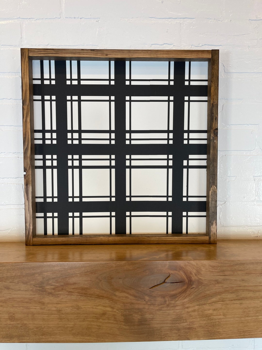 Plaid Layering Sign - Framed Farmhouse Sign - Stack - Layer Signs ...