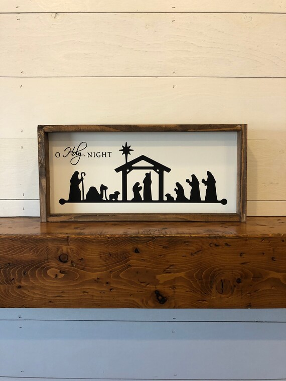 Nativity Sign | Etsy