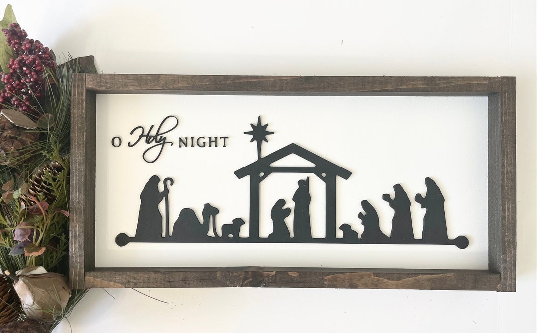 Nativity Sign - Etsy