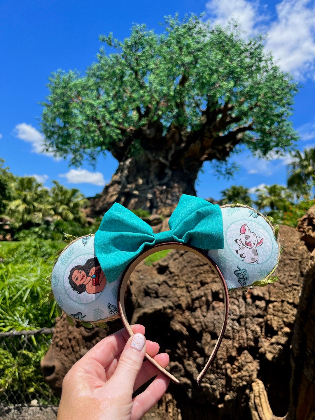 Moana, Heihei, Pua Polynesian Minnie Mouse Ears Headband - Etsy