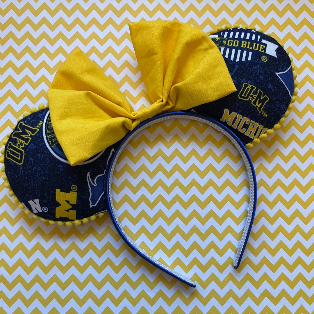 University of Michigan Ears Headband Go Blue Wolverines Game Day ...